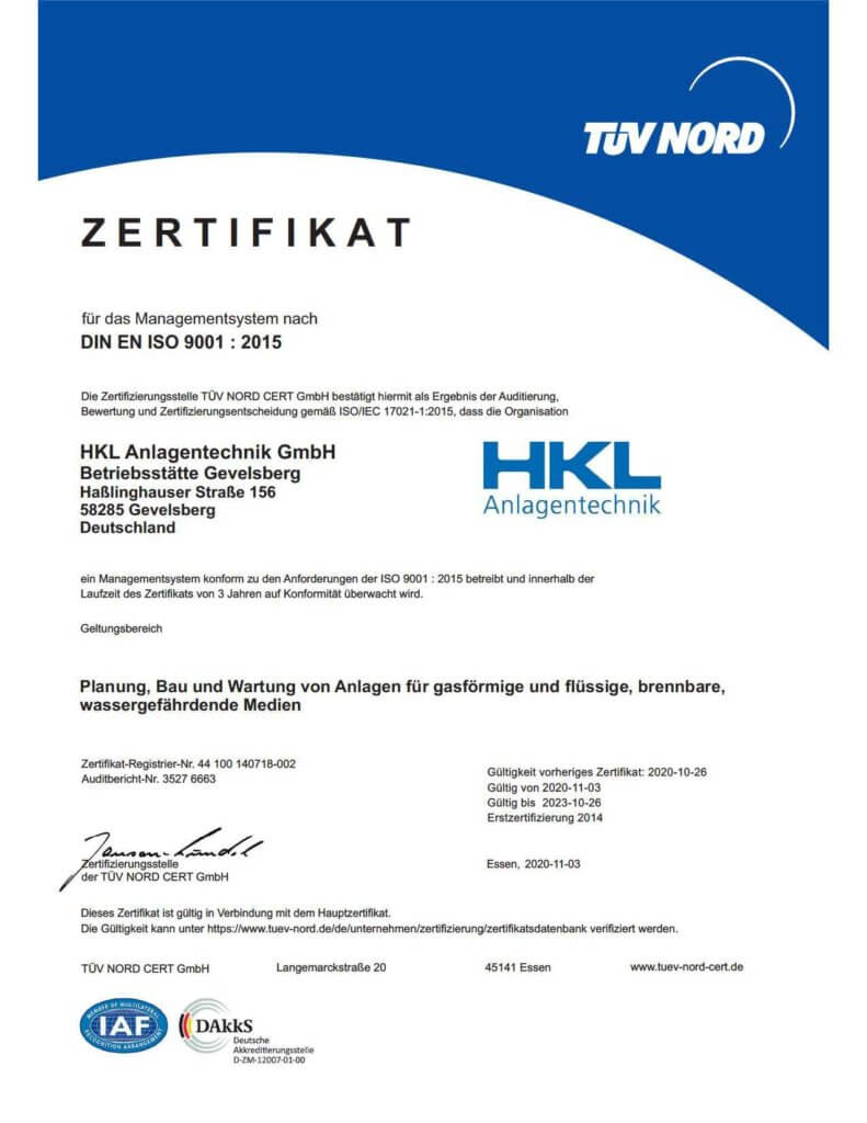 About us | HKL Anlagentechnik